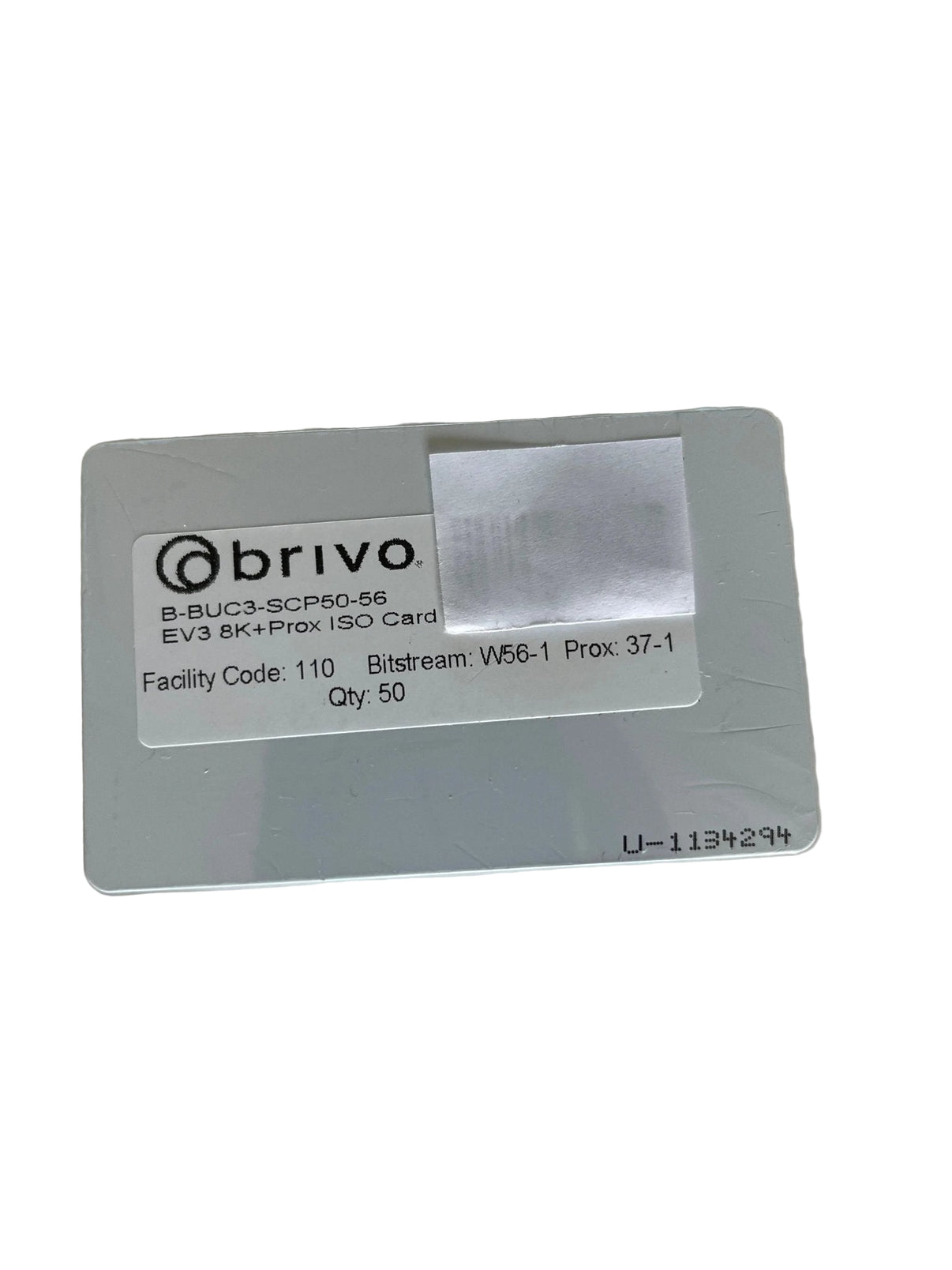 Brivo B-BUC3-56-SCP50 Unified Credential | Dual-Tech EV3 Smart + 125 ...