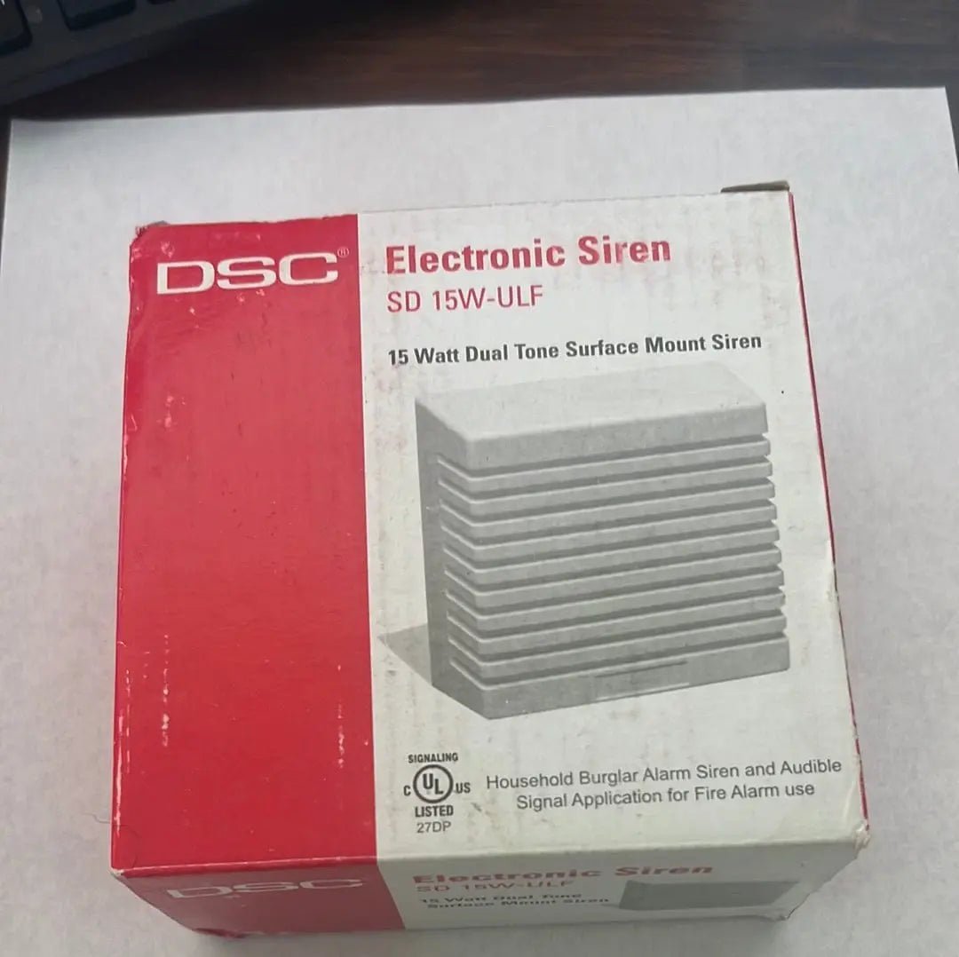 DSC SD15W-ULF Electronic Alarm System Siren 15 Watt Dual Tone – Avenger ...